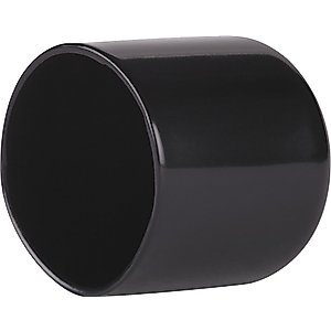 Round Vinyl Caps - 0.207" x 0.500" Round Vinyl Cap (RVC9011) Material: Black Vinyl MOCAP RVCC9011-5 (qty1030)