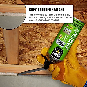 Great Stuff Pestblock Smart Dispenser - 3 Pack (3 x 12oz), Cans Off-White Spray Foam sealant for House/Home