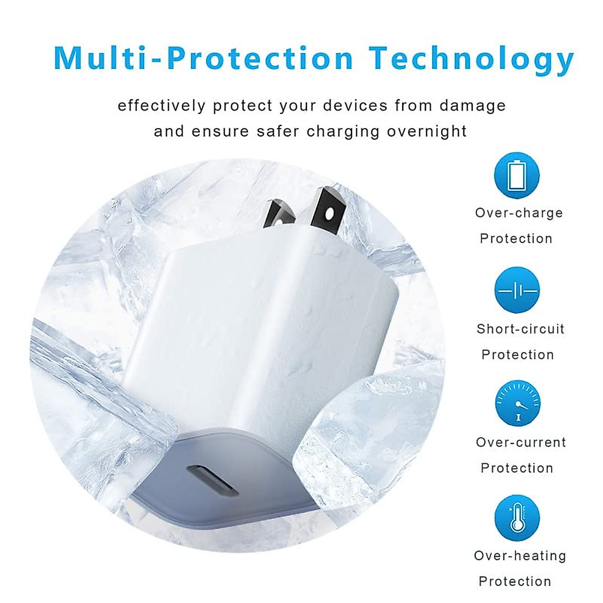 iPhone 14 Charger,Fast Charger iPhone [Apple MFi Certified]Type C Charger USB C to Lightning Cable 20W Fast Charging Adapter Block for iPhone 14/13 Pro Max/iPhone 12 Mini/12 Pro Max/11/XS/XR/X/SE/iPad