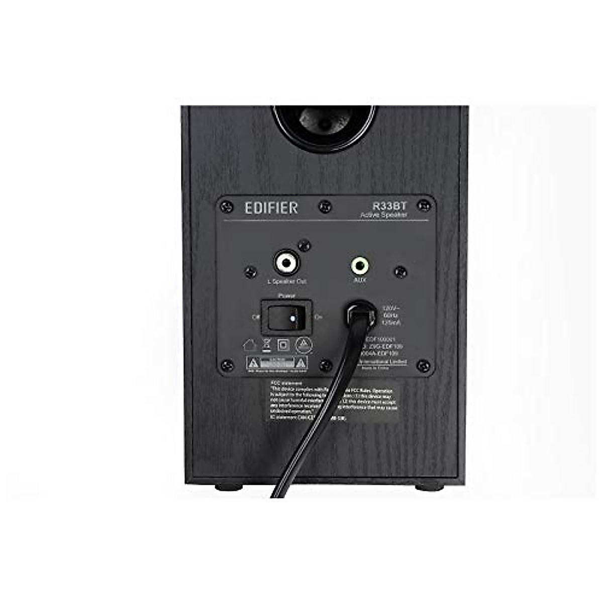 Edifier R33BT Active Bluetooth Computer Speakers - 2.0 Bookshelf Speaker - Powered Studio Monitor, Black - Pair