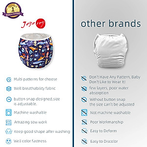 Joyo roy Swim Diaper Swim Diapers Reusable Swim Diapers Swimming Diapers Reusable Diapers Baby Swim Diaper Reusable Swim Diapers Large Reusable Swim Diaper Water Diaper Reusable Swim Diaper Girls 2-4T