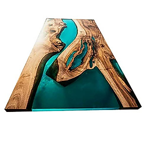 Epoxy Table, Live Edge Wooden Table, Epoxy Resin River Table, Natural Wood, Dining table, Natural Epoxy Table, Resin Table