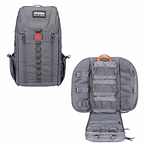 EXCELLENT ELITE SPANKER Medical Backpack Tactical Knapsack Outdoor Rucksack Camping Survival First Aid Backpack(Grey)