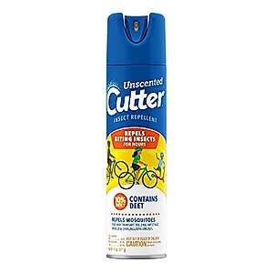 Cutter Insect Repellent 11 Ounces, Unscented Aerosol, Repels Mosquitoes Up To 10 Hours