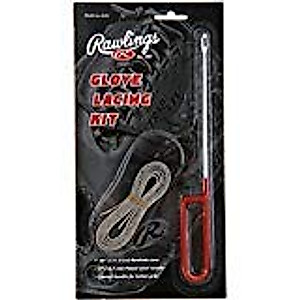 Rawlings 6" Baseball/Softball Glove Lacing Blade and 48" Black Leather Lace