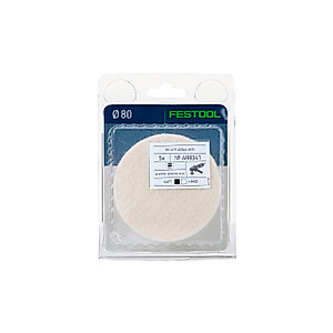 Festool 488341 D 80 Soft Polishing Felt, 5-Pack