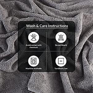 Infinitee Xclusives Premium Bath Towels Set Pack of 4-100% Ring Spun Cotton Towels - Grey Bath Towels 27 x 54 - Soft Feel, Quick Dry, Highly Absorbent Durable Towels, Perfect for Daily Use