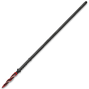 M48 Cardinal Sin Cyclone Spear with Vortec Sheath – Cast Stainless Steel Blade with Three Spiral Cutting Edges, Reinforced Nylon Handle, Tough Spear Designed to Handle Anything - 45 1/2" Overall