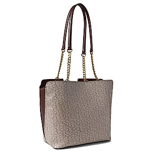 Calvin Klein Finley Tote Mini Tx Almond/Taupe/Brunette One Size