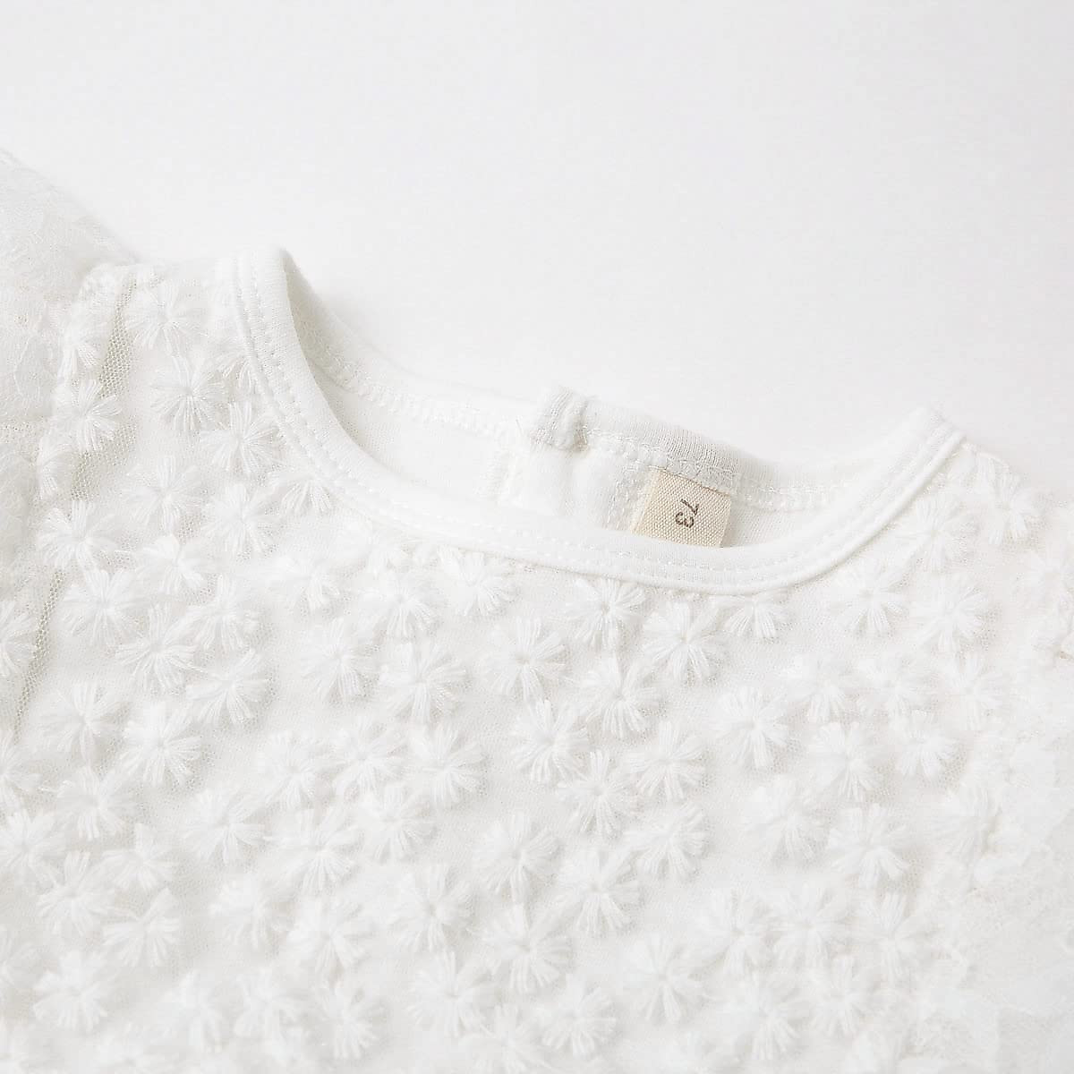 Curipeer Baby Girl Christening Lace Dress Cute Infant Birthday Wedding Flower Dress White 3-6 Months