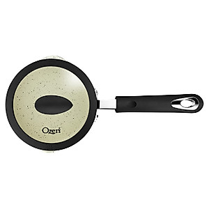 The All-In-One Stone Saucepan and Cooking Pot by Ozeri - 100% APEO, GenX, PFBS, PFOS, PFOA, NMP and NEP-Free German-Made Coating