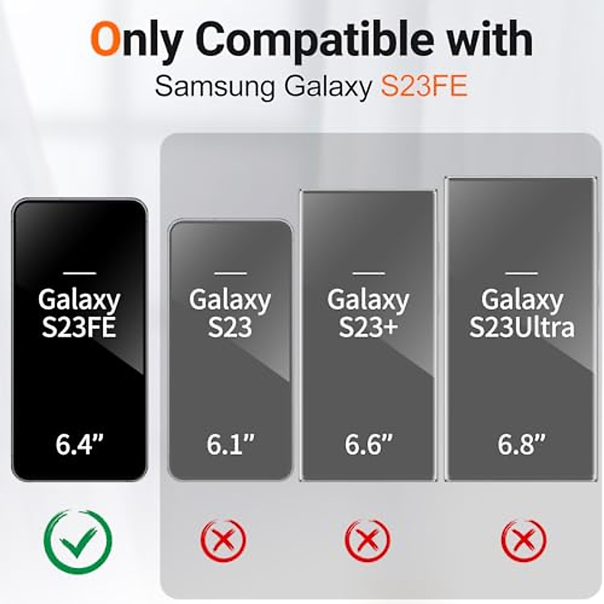 AOUIA for Samsung Galaxy S23 FE Case, Phone Case for Samsung Galaxy S23 FE, Military-Grade Drop Tested Magnetic Ring Holder Kickstand Protective Cover for S23FE,Pink