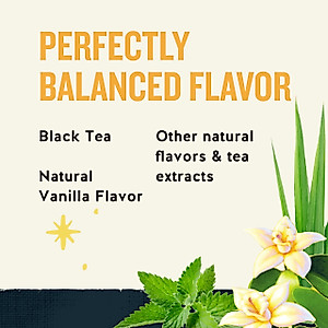 Celestial Seasonings Energy Black Tea, Caffeinated, 12 Tea Bags Box, (Pack of 6)