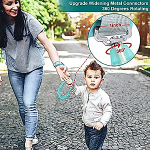 Child Wrist Leashes for Toddlers 8.2 Feet Anti Lost Wrist Link to Wrist Leash for Kids Keep Your Kid Close and Safe in Crowded Place with Locks