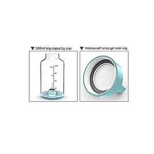 Travel Bottle for PopBabies Smoothie Blender, this blue bottle is compatible with new version