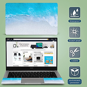 WINTOJO Laptop Skin Sticker Cover Decal,12 13 13.3 14 15 15.4 15.6 inch Laptop Notebook Vinyl Skin Sticker Cover Protector for Women Men, Reusable Decorative Waterproof Removable Beach (W-NEK-34)