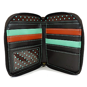 Chala Zip Around Wallet - Dog Brown