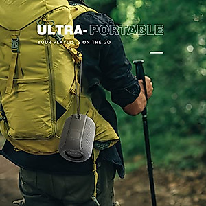 NOTABRICK Bluetooth Speakers,Portable Wireless Speaker with 15W Stereo Sound, Active Extra Bass, IPX6 Waterproof Shower Speaker, TWS, Portable Speaker for Party Beach Camping