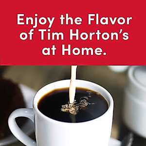 Tim Hortons Original Blend, Medium Roast Coffee, Single-Serve K-Cup Pods Compatible with Keurig Brewers, 96ct K-Cups, Red