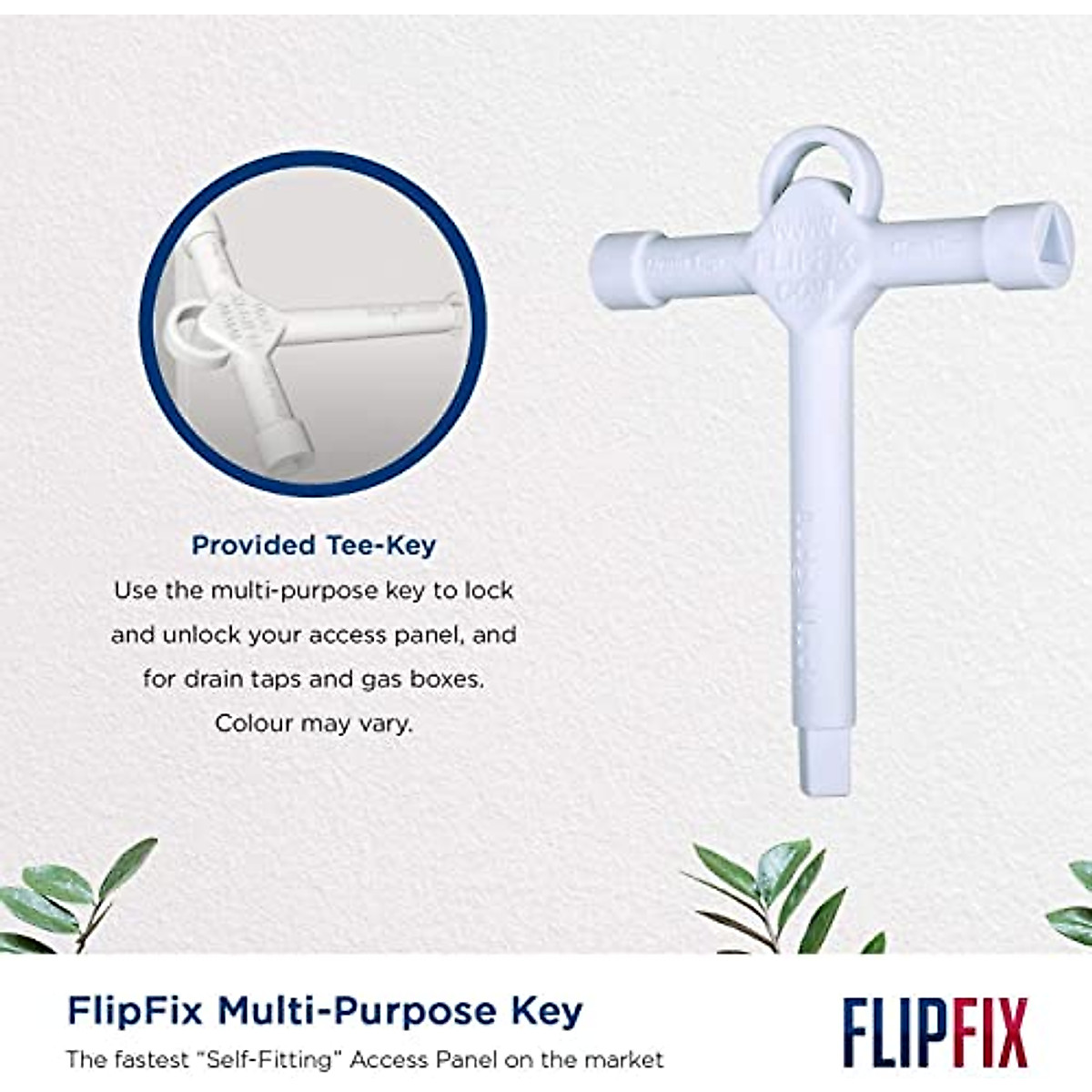 FlipFix Premium Metal Access Panel / Access Door for Drywall / Easy to Fit (6" x 6")