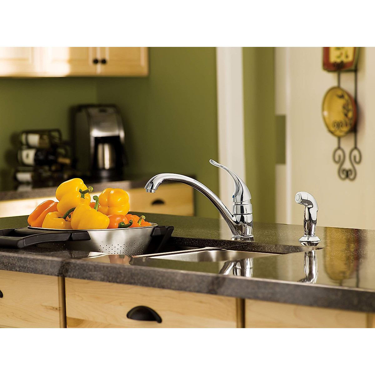 Moen 7082 Chrome One-Handle Kitchen Faucet