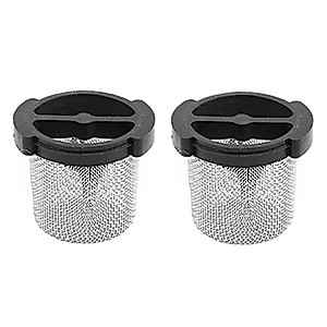 ATIE 6-504-00 Universal Wall Fitting and Quick Disconnect Filter Screen for Zodiac Polaris 280 380 360 180 165 65 Pool Cleaner 9-100-9001/9-100-3008 UWF Connector Assembly (2 Pack)