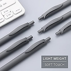 deegtran Pens Bulk, 50 Pack No Bleed Black Click Pens, Wholesale Retractable Ballpoint Pens, Pens Medium Point, Smooth Ink Pens, 1.0MM Black Ink