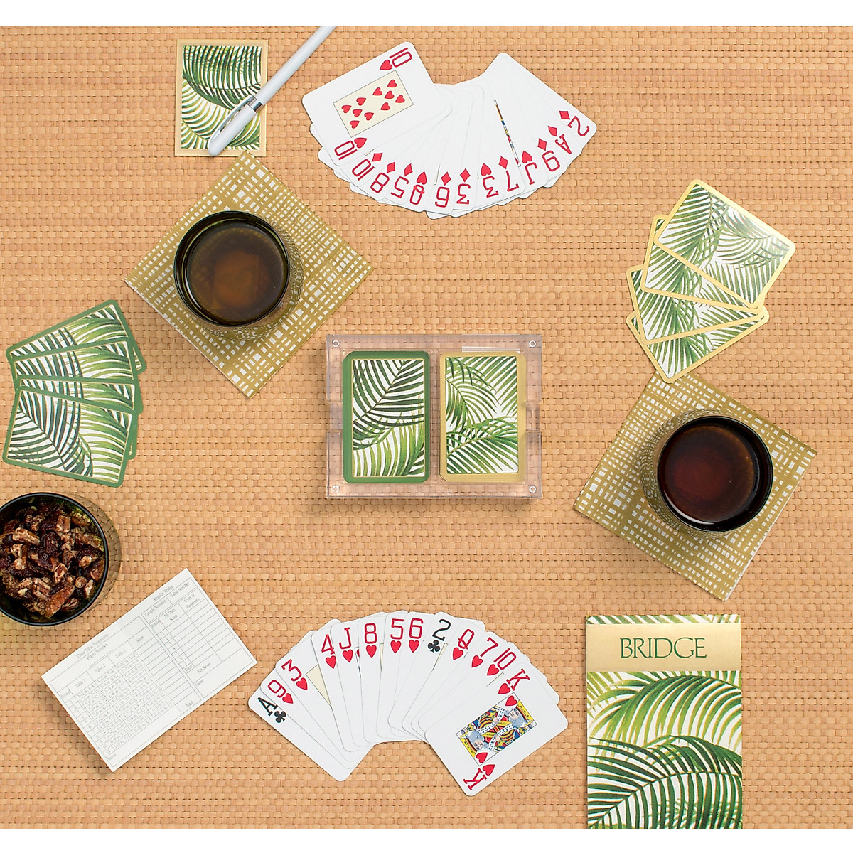 Caspari Bridge Score Pad, Van Gogh Irises