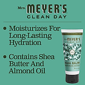 Mrs. Meyer's Moisturizing Hand Balm, Made with Essential Oils, Travel Size, Lavender, 3 oz