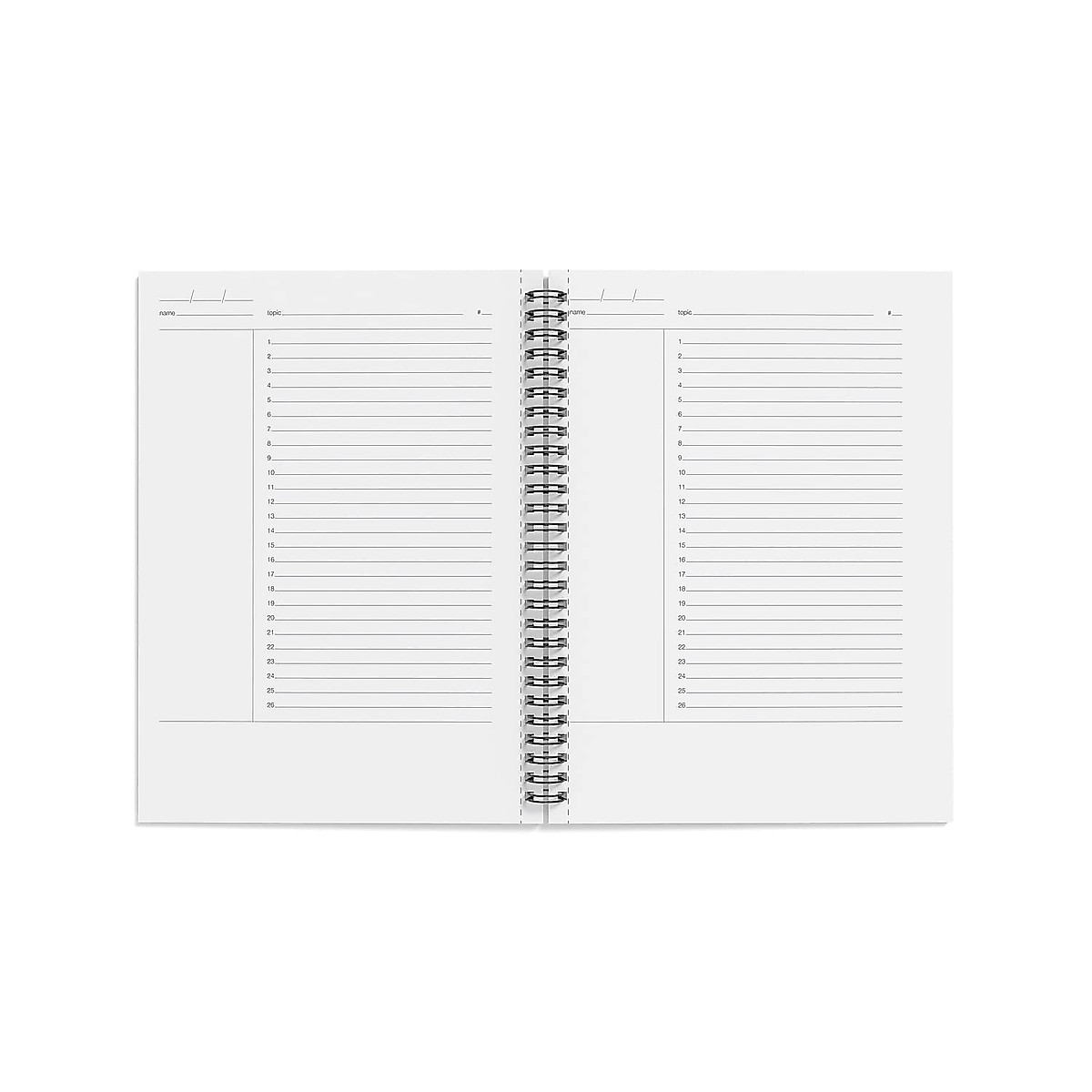 TRU RED Medium Soft Cover Project Planner Notebook, Black, 3/Pack (TR54989VS)