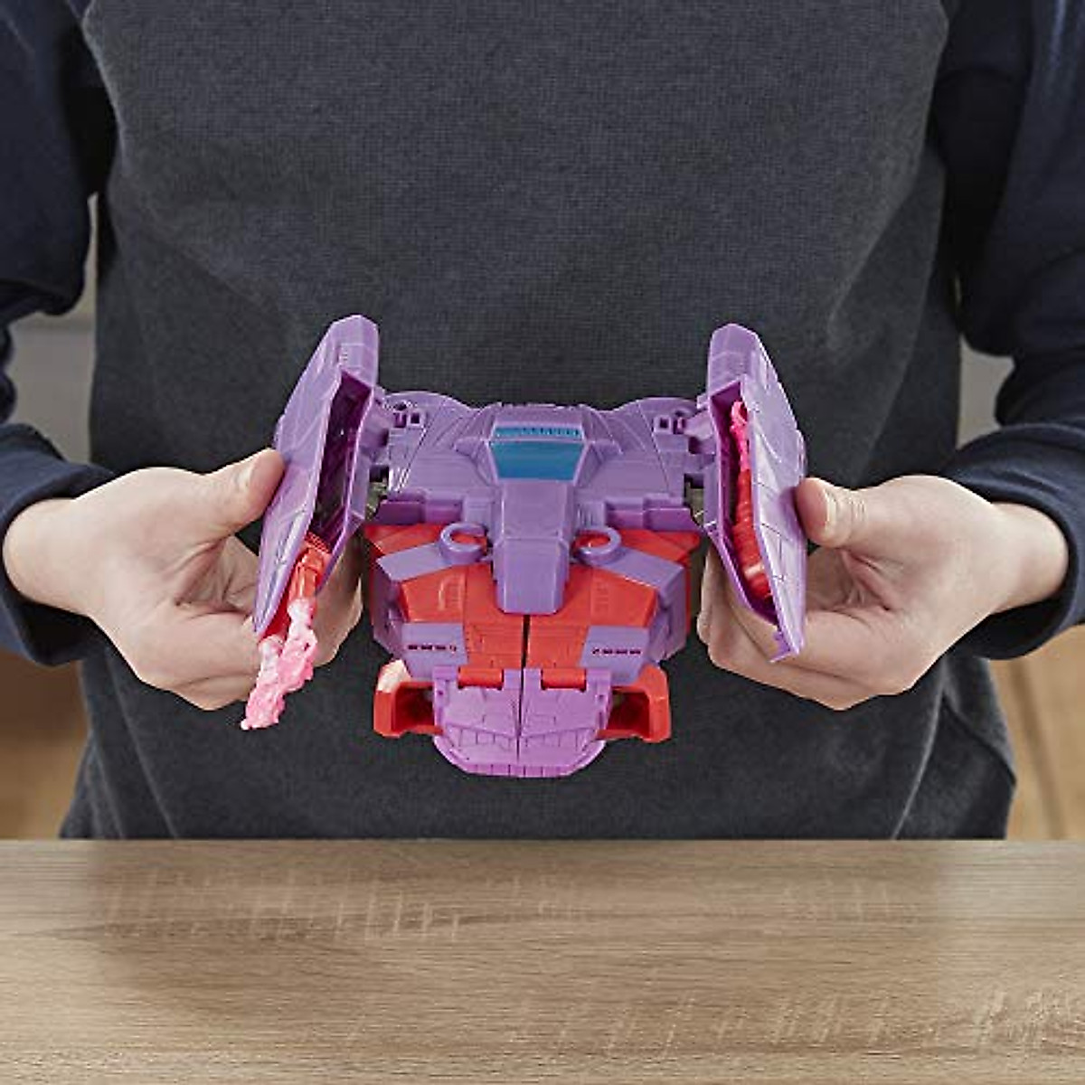 Transformers Toys Cyberverse Action Attackers Ultra Class Alpha Trion Action Figure - Repeatable Laser Beam Blast Action Attack - for Kids Age 6 & Up, 7.5"