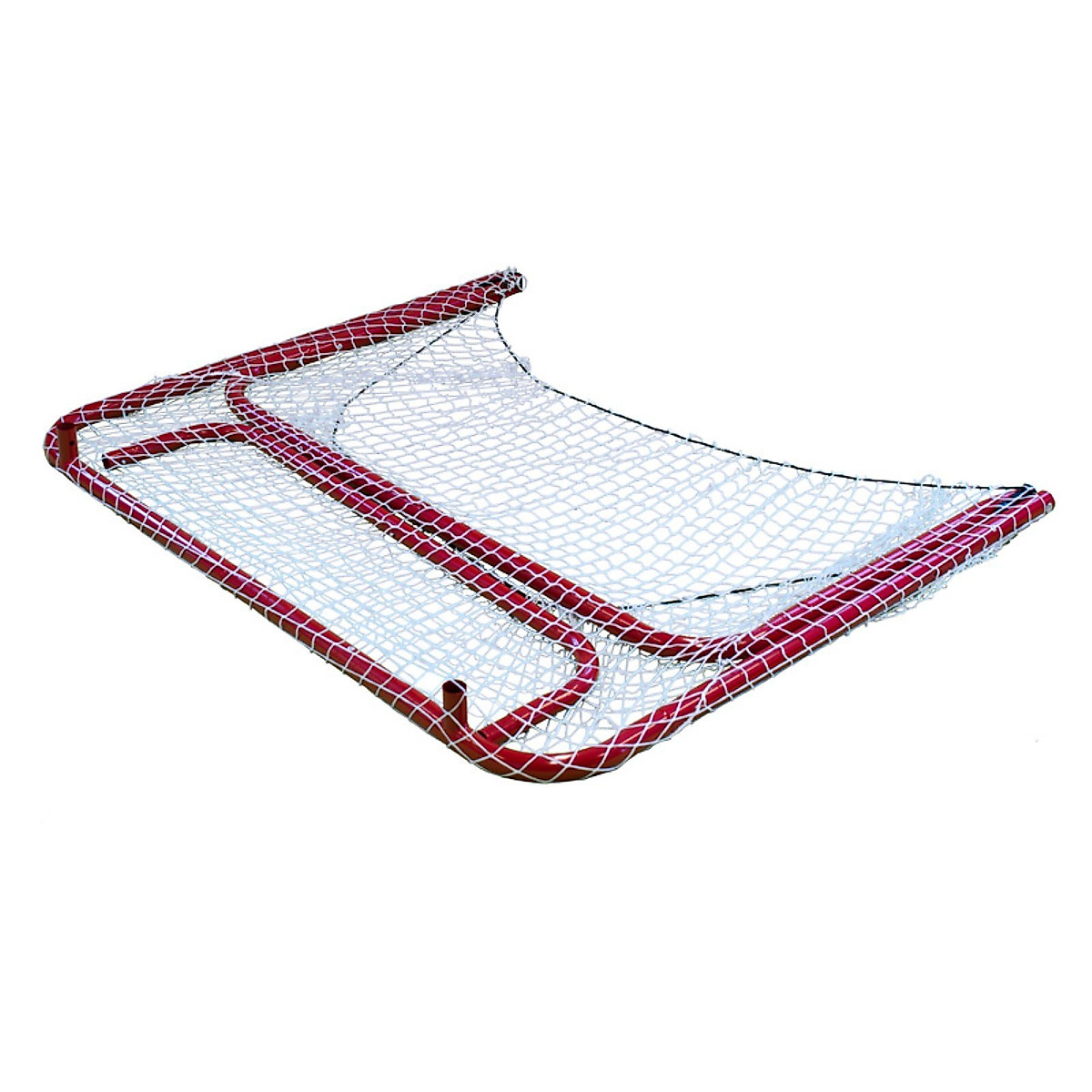 Park & Sun Sports "Street Ice Hockey Goal with Folding Steel Frame and Nylon Bungee Slip Net, 54" W x 44" H x 24" D, Blue