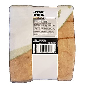 The Northwest Store Star Wars: Mandalorian On The Go Silky Soft Throw 40 x 50 inches