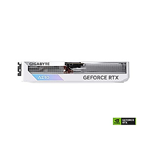 GIGABYTE GeForce RTX 4070 Ti AERO OC V2 12G Graphics Card, 3X WINDFORCE Fans, 12GB 192-bit GDDR6X, GV-N407TAERO OCV2-12GD Video Card