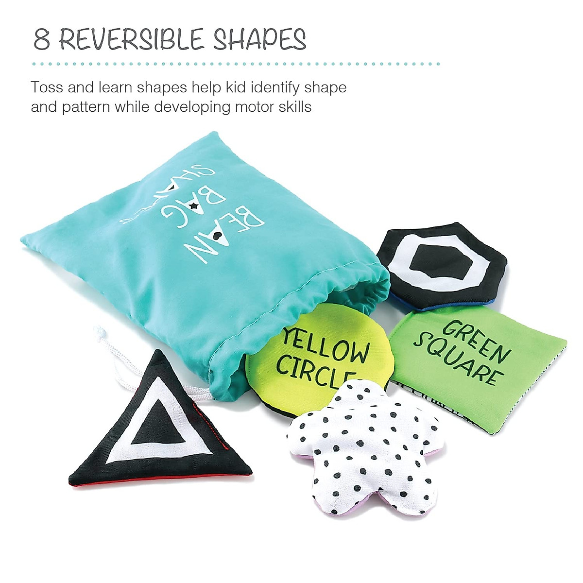 The Peanutshell Bean Bags, Learning Shapes and Colors | Toddler Developmental Toys