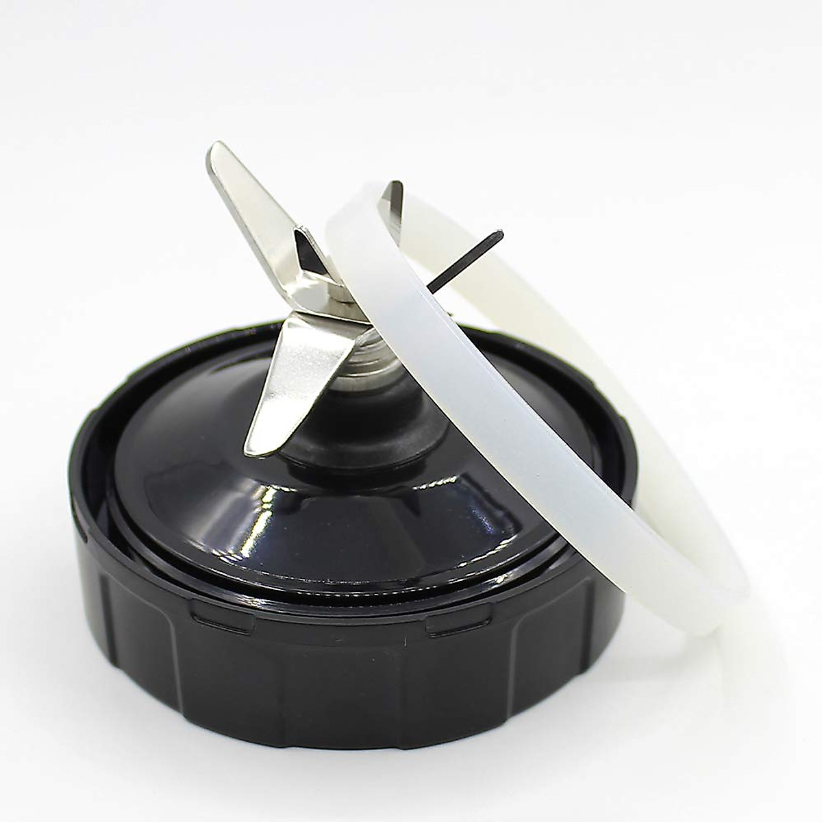 Anbige 4PCS White Rubber Sealing O-Ring Gasket Replacement Parts for Ninja Juicer Blender Replacement Seals (4 3.93inch gaskets)