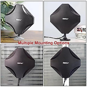 MIMO Antenna External 4G LTE 5G Dual TS9 Magnetic Base/Suction Antenna Compatible with Netgear AT&T Nighthawk M6 Pro MR6110 MR6500 M1 MR1100 LB1120/21, LB2120 Hotspots Router, Slinkdsco