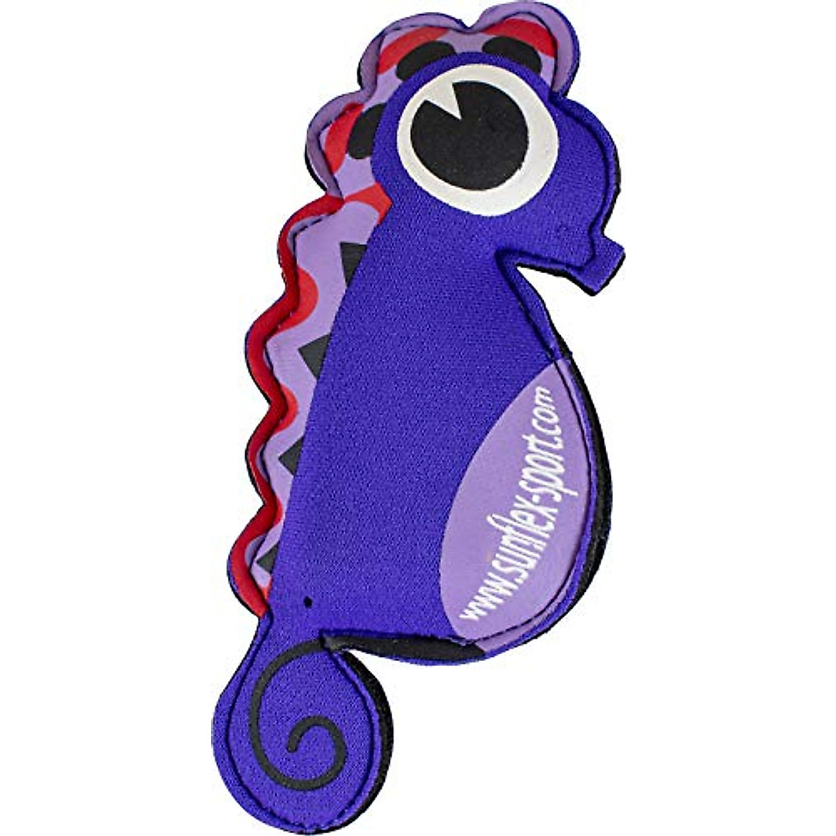 Sunflex Splash Puppies - Floating Neoprene Water Toy Set of Four That Includes 1 Starfish, 1 Turtle, 1 Fish, and 1 Seahorse - Waterproof and UV Resistant Pool Toy