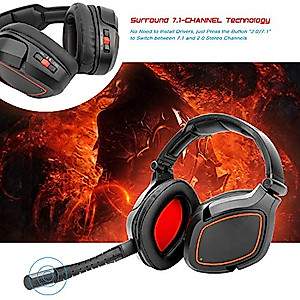 HUHD Wireless Gaming Headset Headphones for Xbox one, Xbox Series X, Xbox Series S, Xbox 1 Game Gaming Headphones with Microphone Over Ear