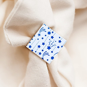 OLYCRAFT 4x5 Inch Meteor Clay Stencils Silk Screen for Polymer Clay Shooting Star Silk Screen Printing Stencils Non-Adhesive Mesh Transfer for Polymer Clay Earrings Jewelry Making