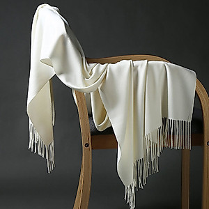 OHAYOMI Womens Pashmina Shawl Wrap Scarf Solid Color Pashmina