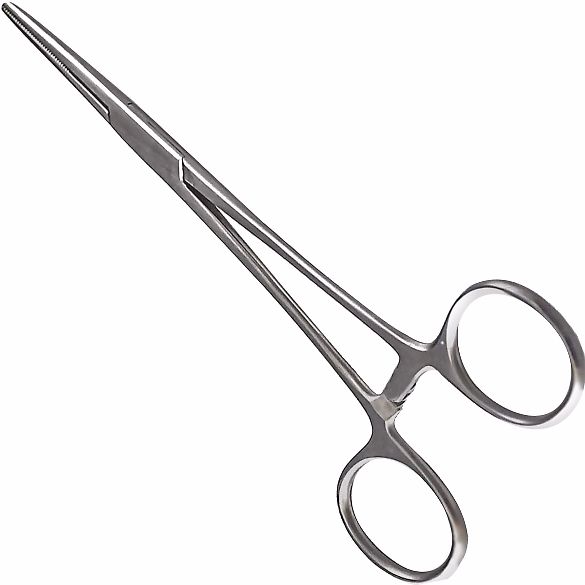 XTRM CRAFT Pean Hemostat Straight 5.5" Multipurpose Locking Tweezer Clamps Serrated, Stainless Steel, Hemostats for Nurses, Fishing Forceps, Crafts and Hobby