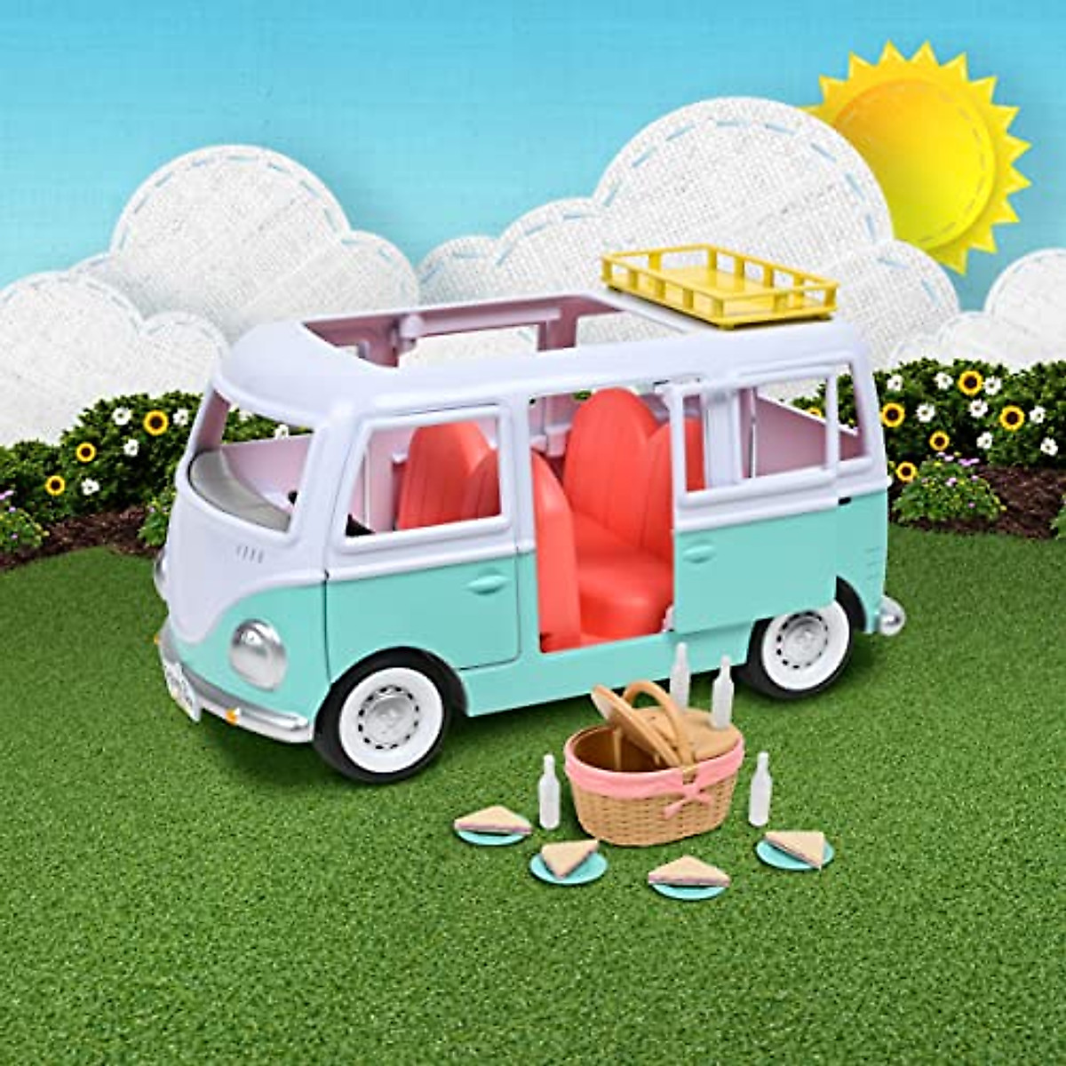 Sunny Days Entertainment Honey Bee Acres Around Town Van - 14 Accessory Pieces