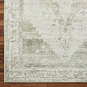 Livabliss x Becki Owens Luca Medallion Area Rug, 5'3" x 7', Olive
