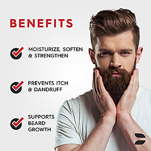 DASH FOR HIM Beard Crème (Cream) Nourishment to Soften & Moisterize for All Beard Lengths 4 oz