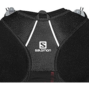 Salomon AGILE 2 Running Hydration Pack with flasks, BLACK, NS
