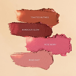 HAN Skincare Cosmetics Vegan, Cruelty-Free 3-in-1 Multistick for Cheeks, Lips, Eyes, Rose Dust | Large