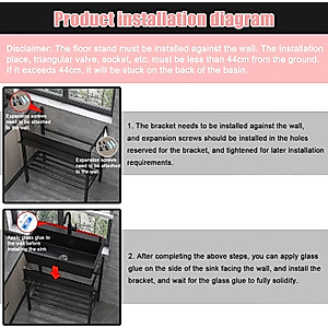 Commercial Stainless Steel Kitchen Sink, Outdoor Utility Sinks for Laundry Room, Compartment Free Standing Utility Sink Heavy Duty Floor Mounted Wash Station with Faucet and Storage Shelves ( Size : 2