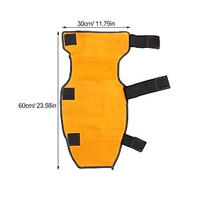 Scicalife Welding Leg Cover Thicken Knee Pads Abrasion Resistant Welding Spats Leg Cover Sleeve Wraps for Welder Heat Abrasion Resistant Foot Leg Protection