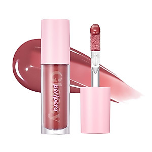Peripera Ink Glasting Lip Gloss | Non-Sticky, High-Shine, 4XL Wand For Easy Application, Comfortable, Plumping, Fuller-Looking Lips, Moisturizing, Long-Lasting, Vegan (003 CHILLING ROSY)
